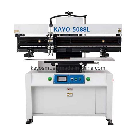 1 2m Smt Semi Automatic Smd Solder Paste Stencil Printer Led Production Line Pcb Screen Printer