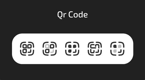 Premium Vector Qr Code Icons In Different Styles As Vector