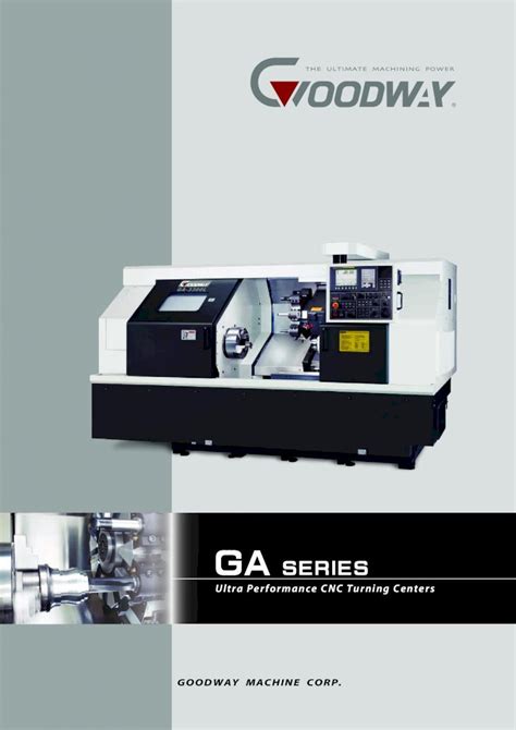 Pdf Goodway Machine Corp Cnc Lathes Machine Corp Dimensions