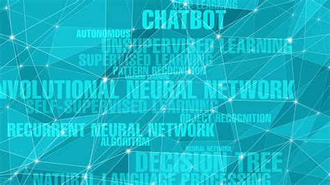 Artificial Intelligence Texts And Connected Lines Explore Ai Neural
