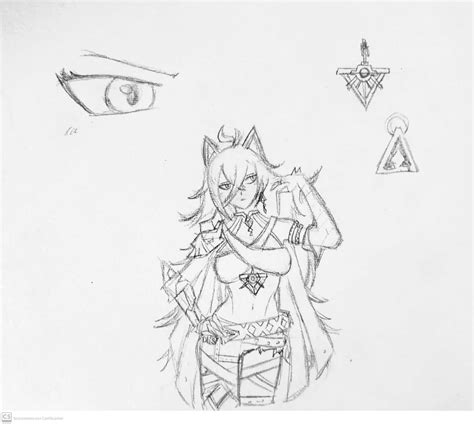 Bw Fanart Of Dehya I Havent Started Playing Yet But I Kinda Like