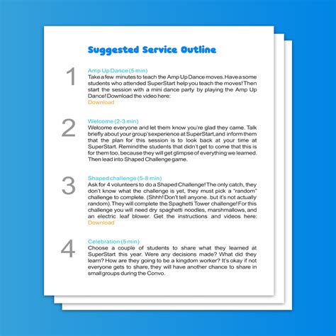 Superstart Shaped Recap Session Guide Christ In Youth