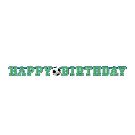 Letter Banner Football Happy Birthday Happy Birthday Lettering Birthday