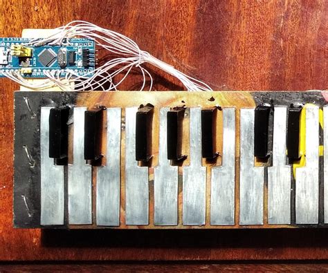 Diy Usb 25 Keys Midi Sensor Keyboard Using Bluepill Stm32f103 10