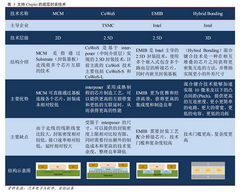 依赖 手段 同时 随着 支持 Chiplet 的 底层 封装 技术 不断 突破 和 普及 将 进一步 支撑 其 未来 成长