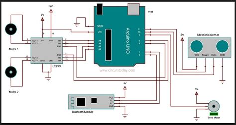 Skema Robot Line Follower Pengertian Dan Ir Sensor Code Id