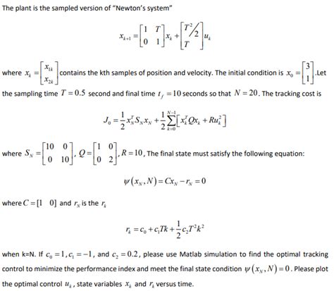 Please Solve The Problem Using MATLAB Please Explain Chegg