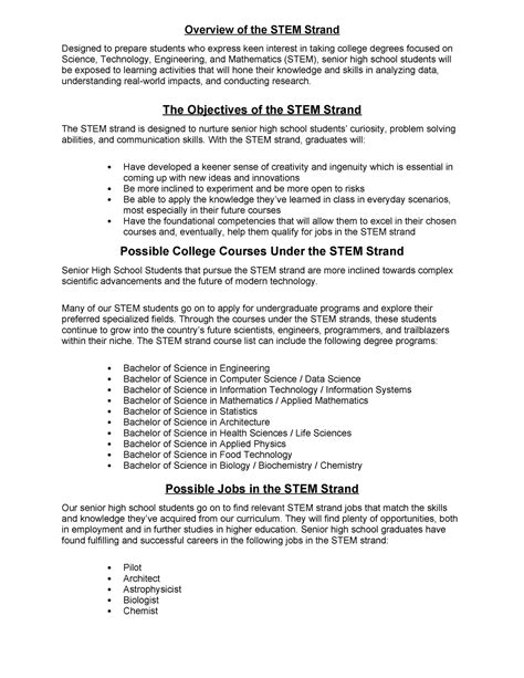 Stem Introduction Lecture Notes About Stem Overview Of The Stem