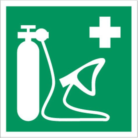 Oxygen Resuscitator Safe Condition Imo Glow Label Comprehensive