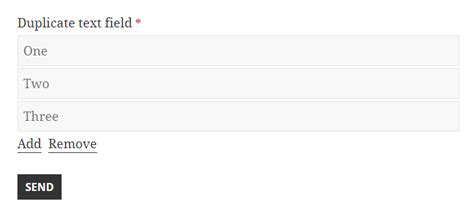 Duplicating A Text Field In The Form Themecatcher Support