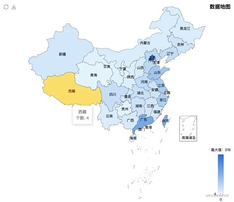 react中使用echarts来绘制中国地图 掘金