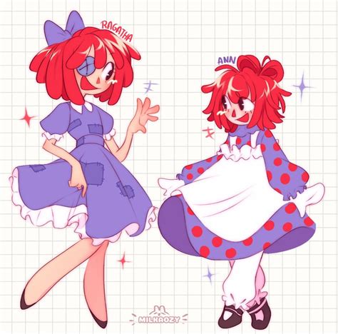 Ragatha And Raggedy Ann The Amazing Digital Circus And 1 More Drawn By Milkaozy Danbooru