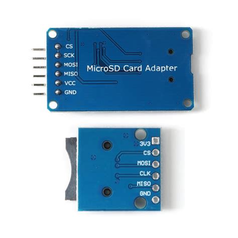 Sd Adapter Mikro Tároló Bővítő Tábla Micro Tf Card Memory Shield Spi Modul Az Arduino Számára