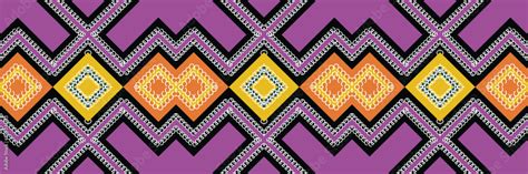 Ethnic Pattern Design Of The Philippines Traditional Patterned Old Saree Dress Design It Is A