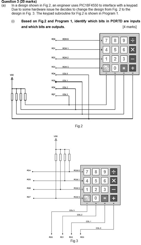 Solved Question 3 20 Marks In A Design Shown In Fig2 An