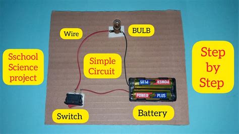 Simple Electric Circuit School Science Project Working Model Of Simple Circuit Go It