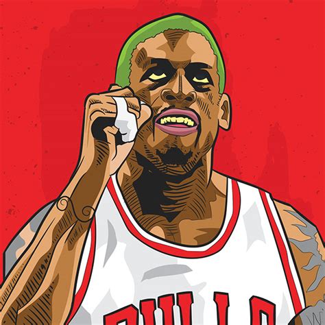 Dennis Rodman Sketch Art On Behance