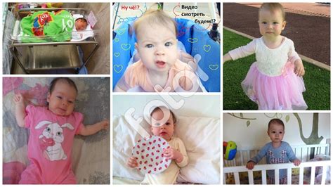 Как росла дочка Ребёнок от рождения до года Youtube