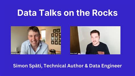 Data Talks On The Rocks 6 Simon Späti Youtube