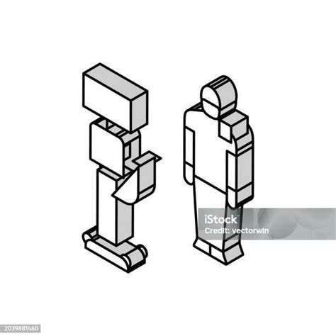 호흡기 치료사 인공 호흡기 아이소 메트릭 아이콘 벡터 일러스트 레이 션 개발에 대한 스톡 벡터 아트 및 기타 이미지 개발 건강관리와 의술 건축 Istock