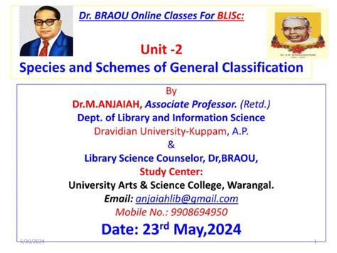 Spcies Of Lib Classification Schemesppt