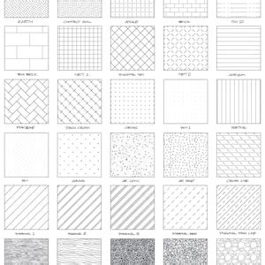 30 Architecture Brush Hatch For Procreate Etsy