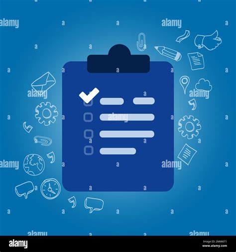 Icon Of Notepad Board Check List Goals Plan Check Mark Illustration