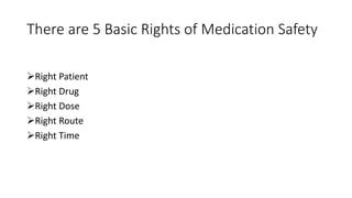 5 Rights Of Medication Safety Final Pptx