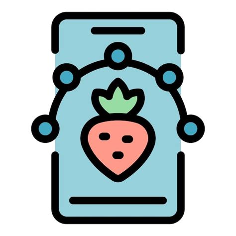 Premium Vector Diet Fruit Icon Outline Vector Run Program Care Info Color Flat