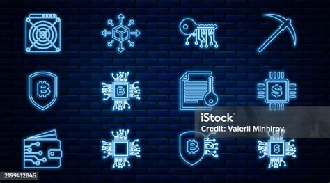 달러 암호 화폐 키 Cpu 마이닝 팜 Shield Bitcoin Asic Miner 스마트 계약 및 배포 아이콘이있는 라인 프로세서 칩을 설정합니다 벡터 0명에 대한 스톡