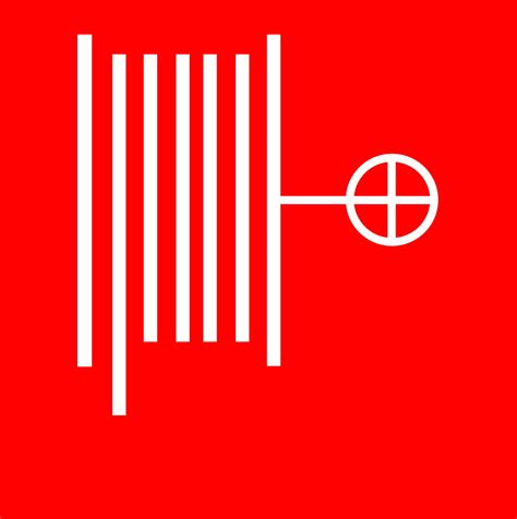 Знак вътрешен пожарен кран 20х20