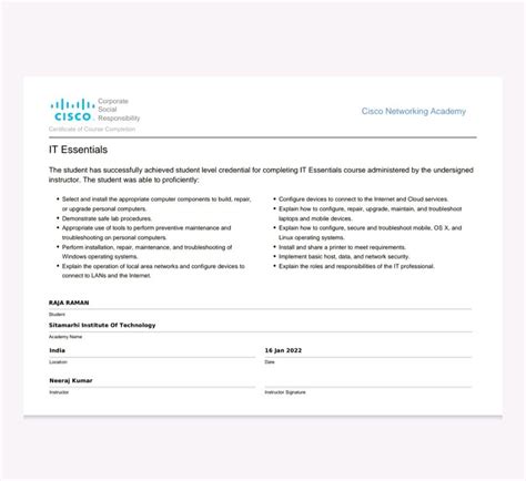 Raja Raman On Linkedin Finally I Got The Certificate From Cisco