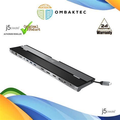 J5create Jcd543 Usb C™ Triple Display Docking Station Shopee Malaysia