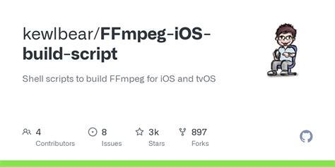 Github Kewlbearffmpeg Ios Build Script Shell Scripts To Build