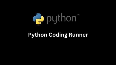 I Just Posted “python Coding Runner” To Exposure In 2024 Coding Python Business Requirements