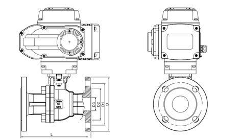 vincer electric actuated flanged ball valve vincer valve