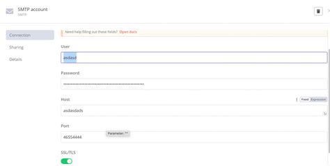 Invalid Port Allowed In Smtp Credentials Feature Requests N8n Community