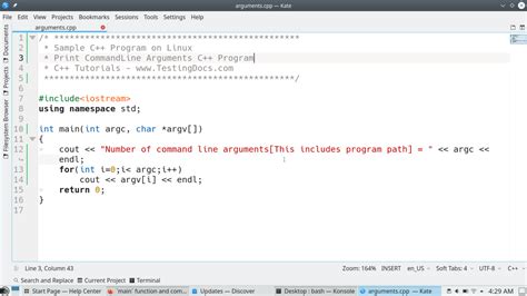 C Command Line Arguments