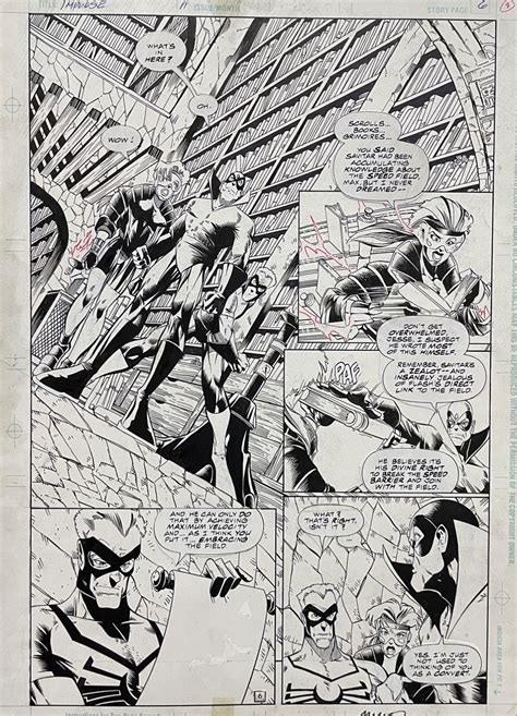 Impulse Issue 11 Page 6 By Humberto Ramos And Wayne Faucher In Mike Aka Off White Whites