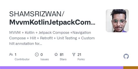 github shamsrizwan mvvmkotlinjetpackcompose mvvm kotlin jetpack compose navigation