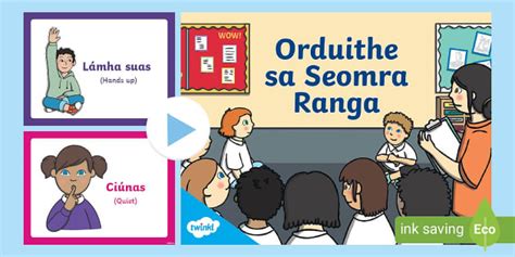 Orduithe Sa Seomra Ranga PowerPoint Teacher Made Twinkl