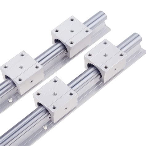 Set Of SBR Linear Rail Guide Mm SBR UU With Slider Pieces