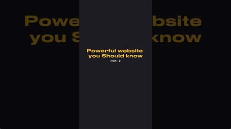 Website You Need For Your Next Project Codingtips Reactjs Html Youtube