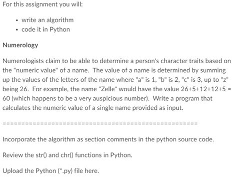 Solved For This Assignment You Will Write An Algorithm Chegg