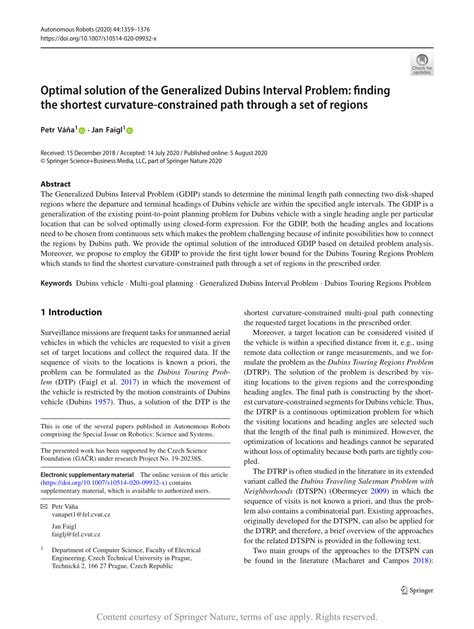 Optimal Solution Of The Generalized Dubins Interval Problem Finding The Shortest Curvature