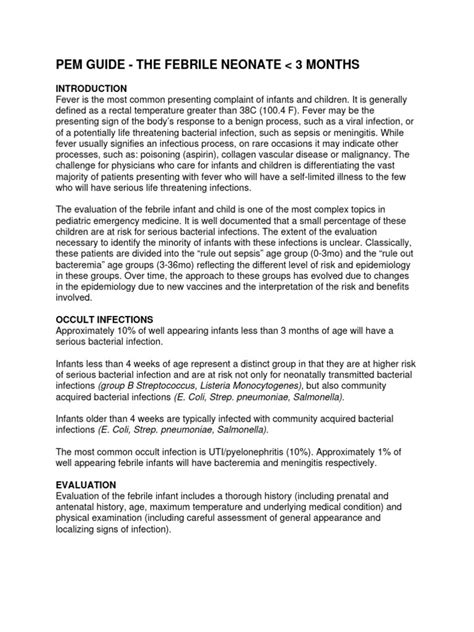 Infec Febrile Neonate Pdf