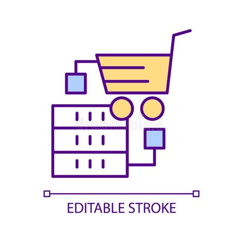 营销数据收集rgb颜色图标 向量例证 插画 包括有 商务 图标 概念 艺术 信息 等高 线路 265912849