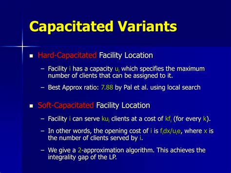 Ppt Approximating Soft Capacitated Facility Location Problem Powerpoint Presentation Id3302861