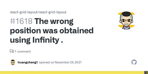 The Wrong Position Was Obtained Using Infinity Issue React Grid Layout React Grid
