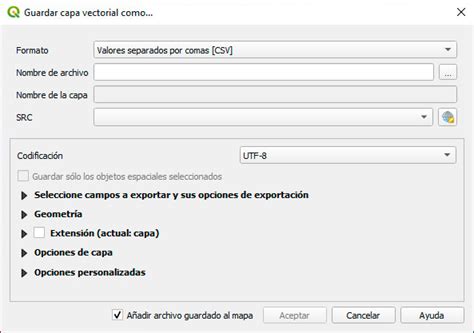Exportación de archivos para Maxent en QGIS Gis Beers